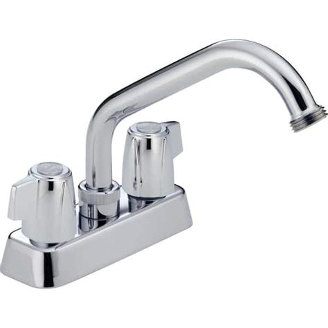 Peerless Core 4 In Centerset 2 Handle Bathroom Faucet In Chrome