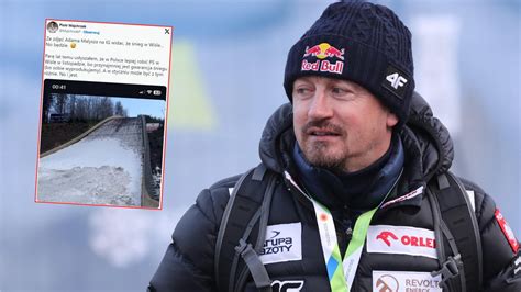 Adam Małysz Pokazał Zdjęcie Z Wisły Jest źle Robimy Wszystko Przegląd Sportowy Onet