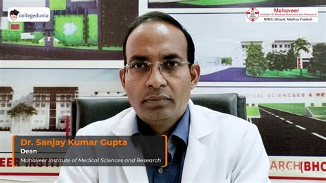 Dr Sanjay Kumar Gupta Dean Mahaveer Institute Of Medical Sciences
