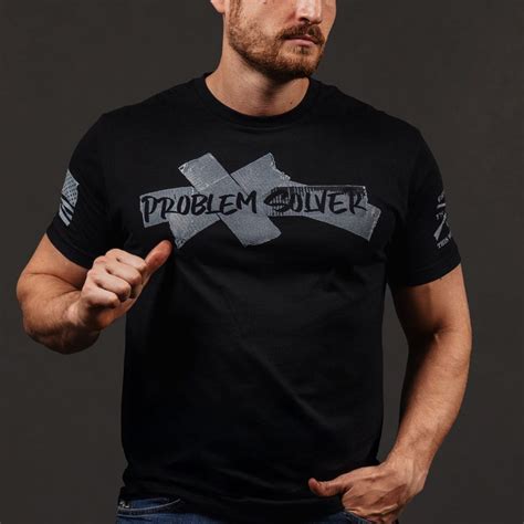 Problem Solver T Shirt Black Grunt Style Llc