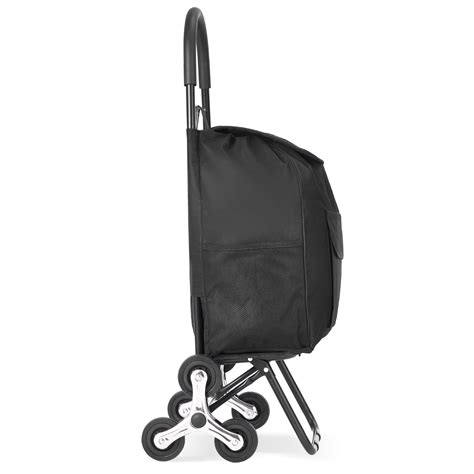 Vevor Stair Climber Trolley Dolly 36l Folding Shopping Cart Grocery