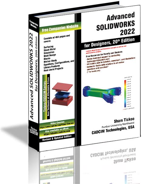 Advanced SOLIDWORKS 2022 For Designers Book By Prof Sham Tickoo And