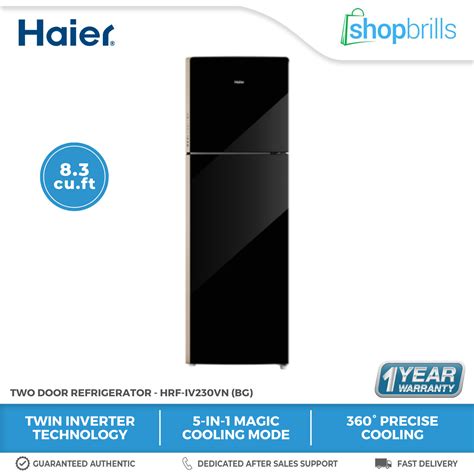 Haier HRF IV230VN BG 8 3 Cu Ft Magic Cooling No Frost Twin Inverter