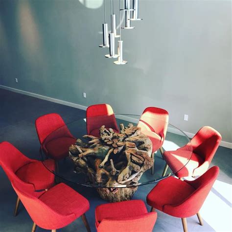Root Ball Table With Chairs Interiordesign Architecture Design