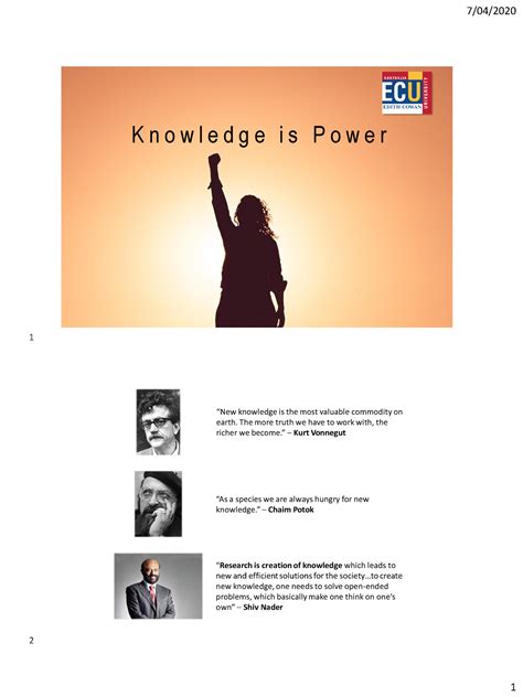 1101 Lecture 7 PDF 2slides K N O W L E D G E I S P O W E R