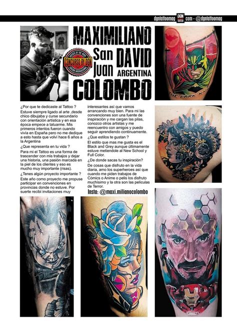 DGN Tattoo magazine Edición 15 años revista de tatuajes Watercolor