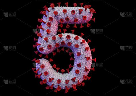 病毒号3d渲染图