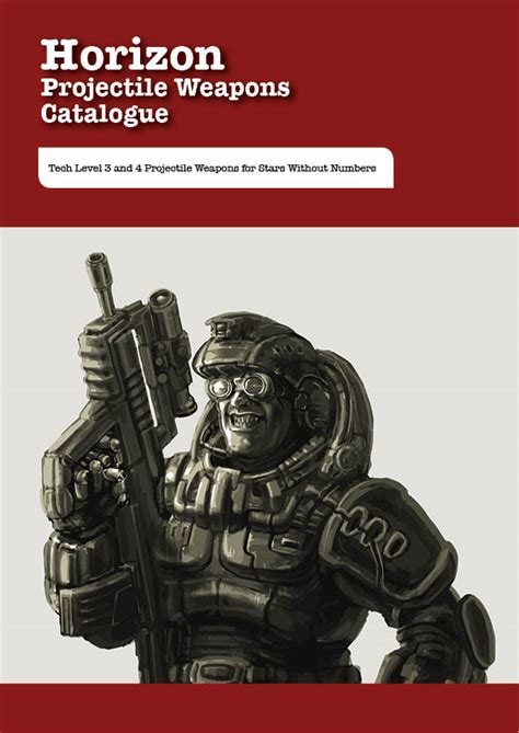Horizon Projectile Weapons Catalogue By Jussi Kenkkila