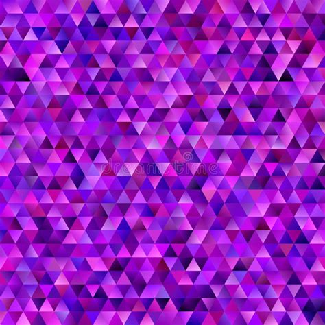 Abstract Gradient Tiled Triangle Pattern Background Mosaic Graphic Design With Purple Regular