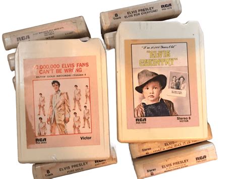 Elvis Presley Eight Track Tapes Resettled Life