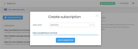how to set up a webhook for your whatsapp updates tiledesk knowledge base
