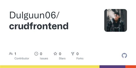 Github Dulguun Crudfrontend