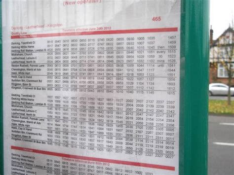 London Buses One Bus At A Time The Return The Number 465 Route