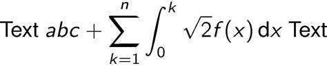 Mixed Fonts In Math Mode TeX LaTeX Stack Exchange