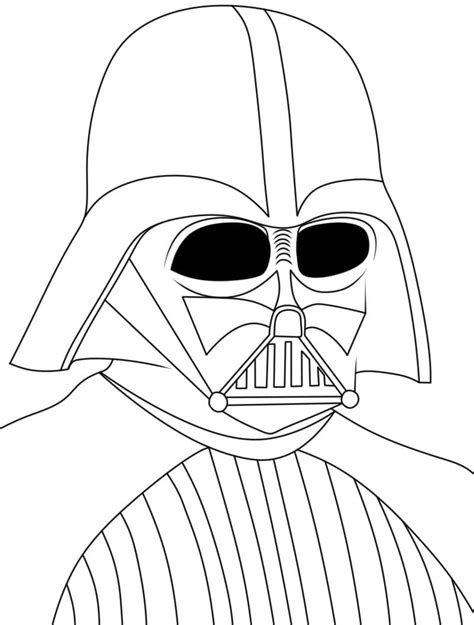 Coloriage Dark Vador 2 télécharger et imprimer gratuit