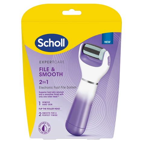 Scholl Expertcare File And Smooth 2 In 1 Electronic Foot File System