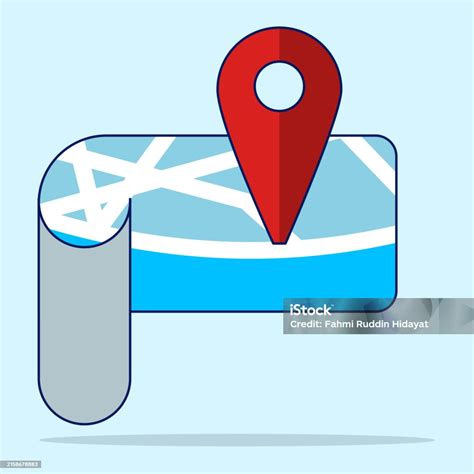 내비게이션 지도 개념입니다 지도 핀 위치 아이콘입니다 상세지도 및 내비게이션 지도 및 위치 핀 또는 Gps 네비게이션 아이콘