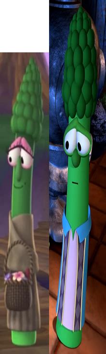 Mabel Asparagus And Dad Asparagus As Himself Veggietales Its For