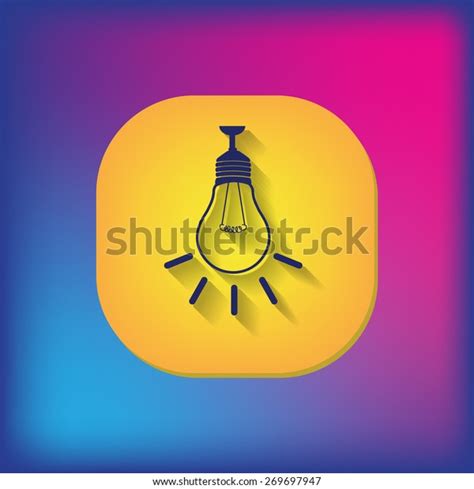 Lightbulb Sign Character Ideas Incandescent Lamp Stock Vector Royalty