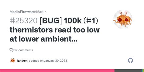 Bug 100k 1 Thermistors Read Too Low At Lower Ambient Temperatures