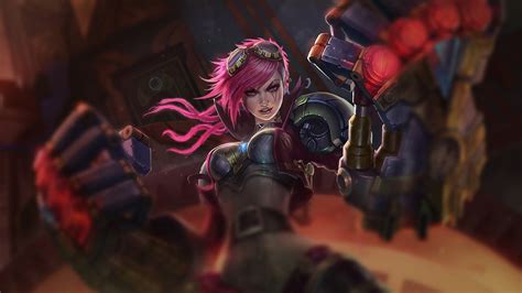 Vi The Piltover Enforcer Wallpaper