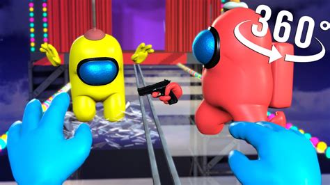 Pov Among Us 360 Vr Glass Bridge Squid Game Acgame Animations Youtube