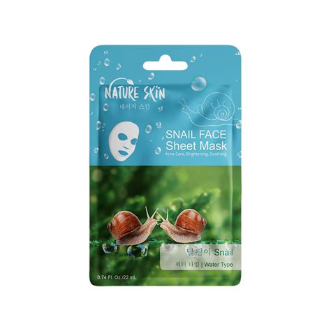 Nature Skin Snail Face Sheet Mask - Nature Skin Cosmetics