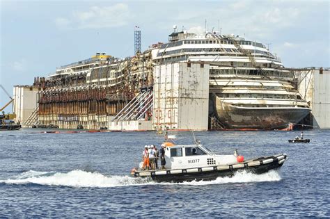 Costa Concordia Partirá Mañana Hacia Génova Para Su Desguace Definitivo
