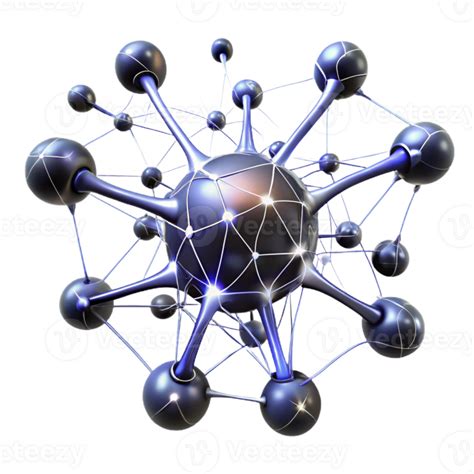 Serene Contemporary A Network Of Interconnected Neurons Firing With Electrical Impulses In A