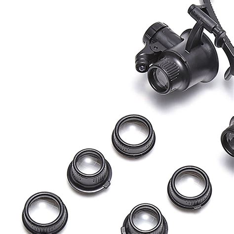 8 Lentesjuego De Cabeza De Lupa De Doble Ojo Para Grandado