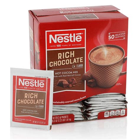 Nestle Rich Hot Chocolate Mix 50pk Bojssc Cafe Portal