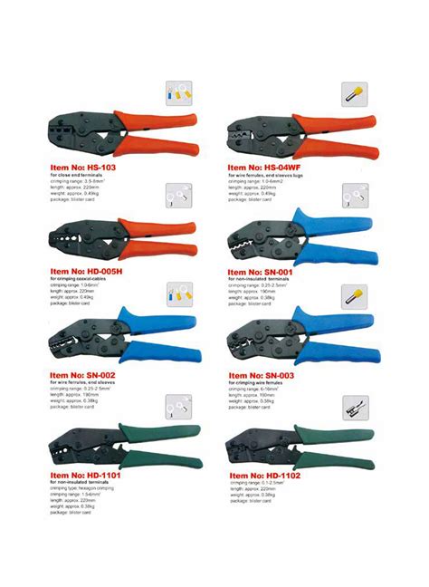Types Of Hand Crimping Tools At Bernice Astle Blog