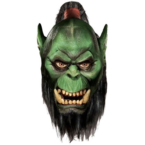 Ww Orc Latex Mask For Adults Scostumes