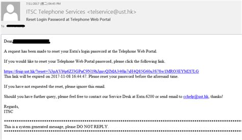 Reset Telephone Web Portal Password And Voicemail PIN Information Technology Services Office