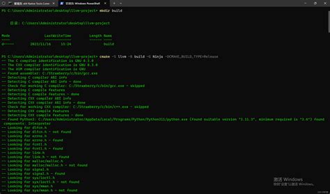 llvm源码windows编译 llvm 编译 ninja windows csdn博客