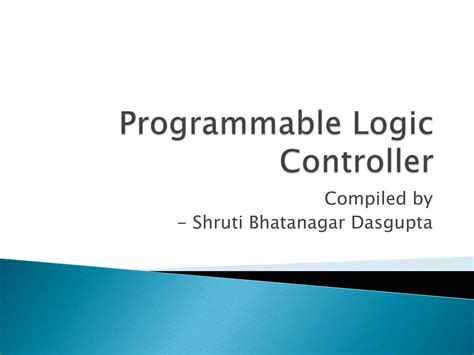 Programmable Logic Controller Pptx
