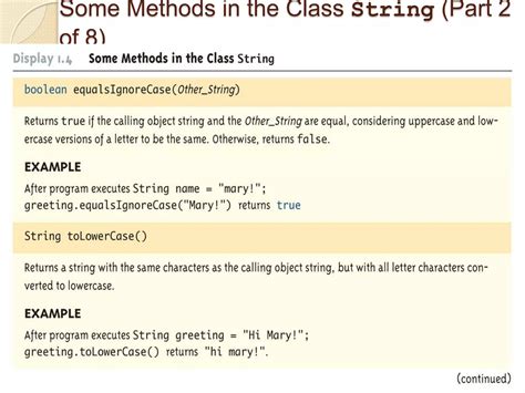 Strings In Java Pptx Programming Languages Computing