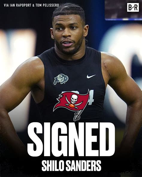 Shilo Sanders Joins Buccaneers As Undrafted Free Agent Celebrates With