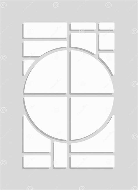 17帧图像照片模板拼贴 向量例证 插画 包括有 最低纲领派 投资组合 模板 垂直 例证 部分 259763334
