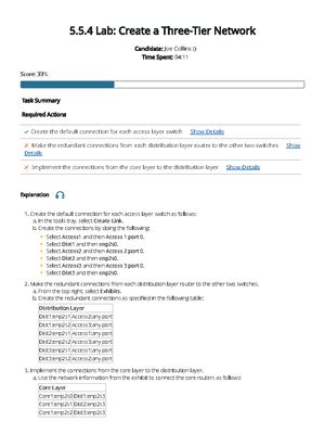 Configure IP Addresses On Linux 4 2 Lab Con Gure IP Addresses On Linux Candidate Joe Collins