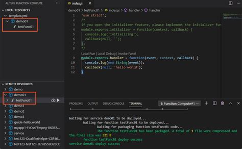 Aliyun Serverless VSCode Extension Serverless Devs Recommended