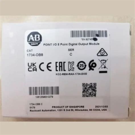 Allen Bradley 1734 OB8S POINT I O Output Module With 8 Channel Safety At 9500 Allen Bradley