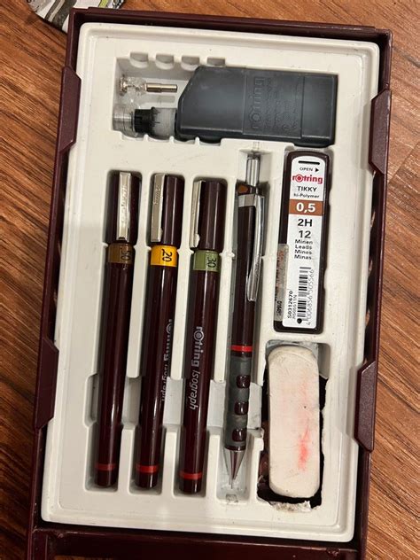 Rotring Technical Pen College Set Hobbies And Toys Stationary And Craft