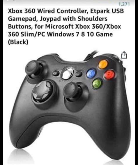 Xbox 360 Wired Controller No Box Video Gaming Gaming Accessories