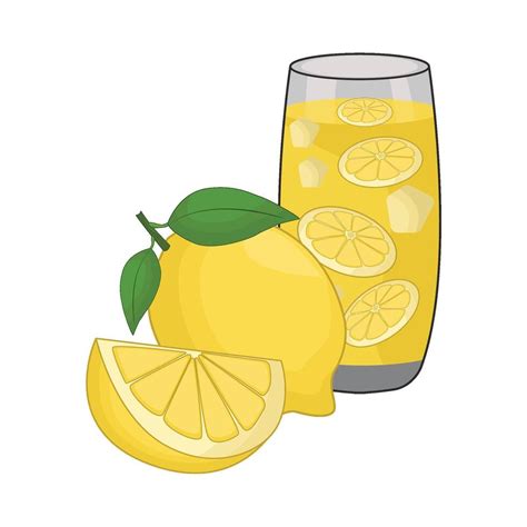 Illustration Of Lemon Juice 44639048 Vector Art At Vecteezy