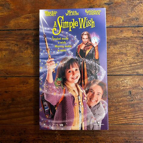 A Simple Wish 1997 Vhs Hail Records And Oddities
