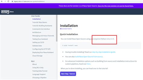 Python Rasa Init Gives An Error Failed To Load The Native Tensorflow