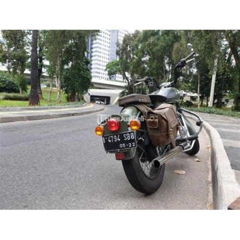 Moge Royal Enfield 500 Battle Green Bekas Tahun 2017 Mulus Pajak Hidup