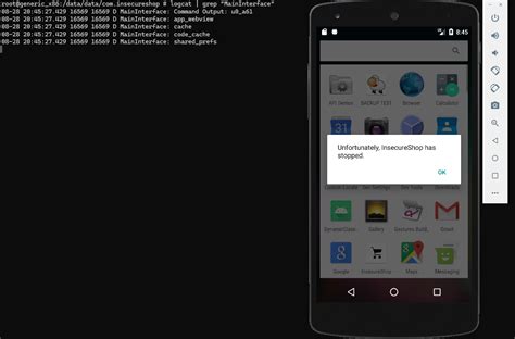 walkthrough of the insecureshop android vulnerable application