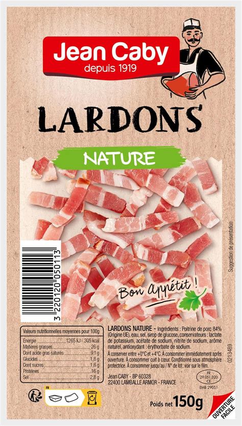 Les Lardons Fumés Jean Caby